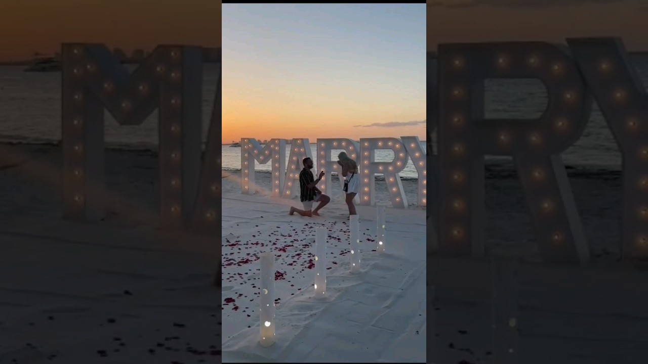 Cancun Marriage Proposal with Flower Walkway - Xcaret Photographers